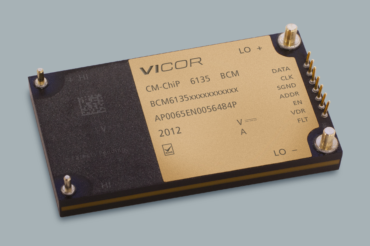 Vicor BCM Bus Converter Wins Excellence Award for Modular Power Supply ...